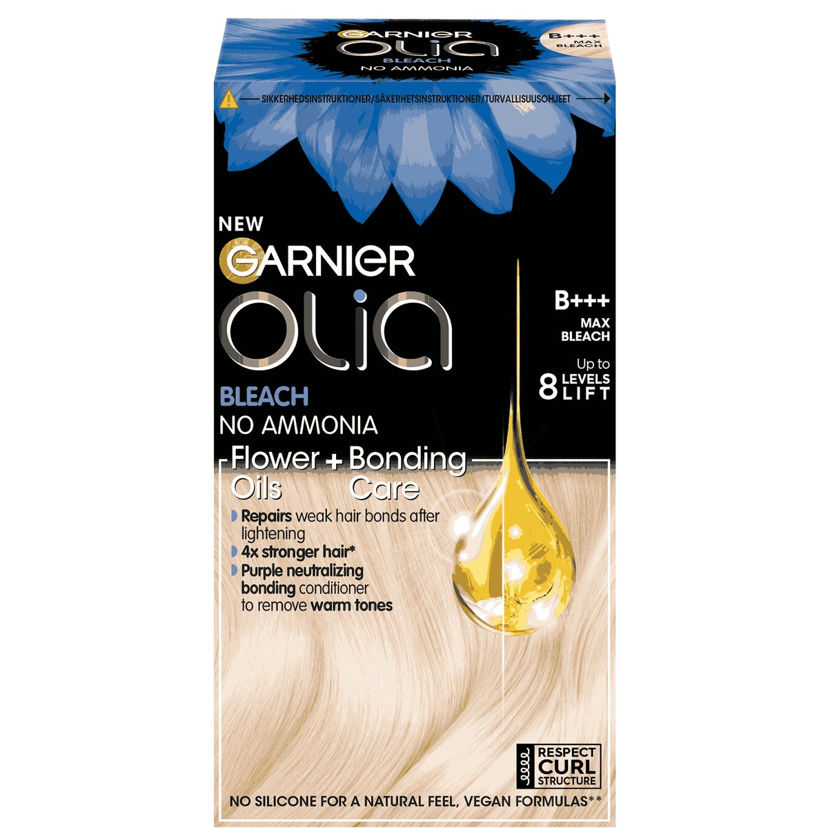 Garnier Olia Permanent Hair Color B+++ Max Bleach